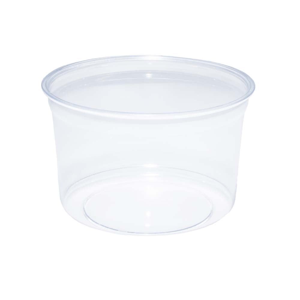 Takeaway Containers|16oz Clear Round Disposable Food Deli Pot x 500 ...